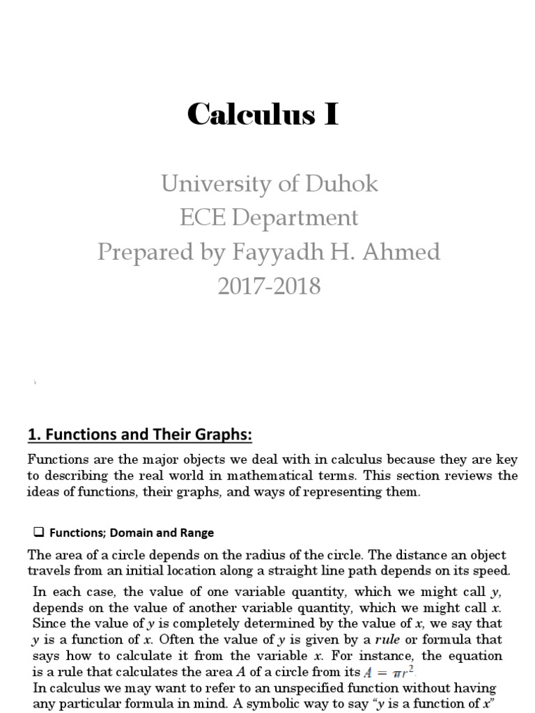 Functions and Their Graphs | Download Free PDF | Function (Mathematics) | Variable (Mathematics)