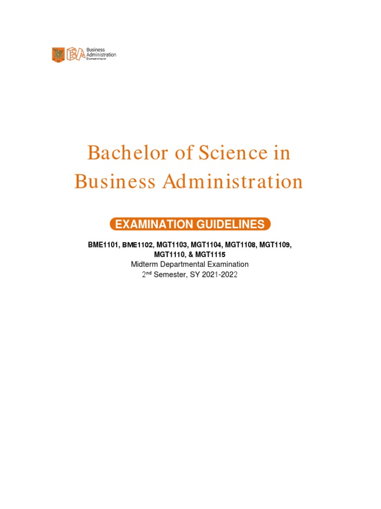 Midterm Examination Guidelines - 2nd Sem SY2021-2022 | PDF | Test ...