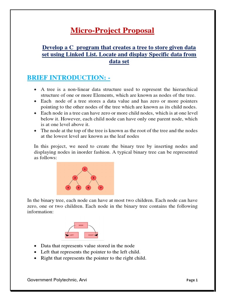 Micro-Project Proposal: Brief Introduction | PDF | Software Engineering ...