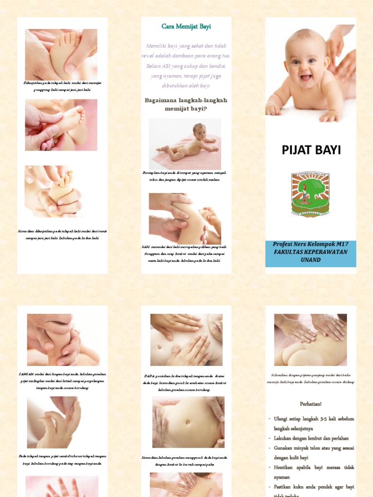 Leaflet Pijat Bayi PDF | PDF