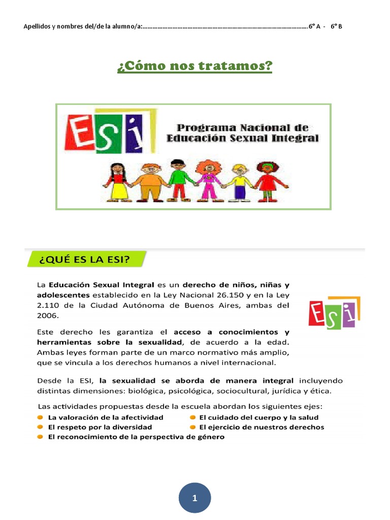 Cuadernillo Esi | PDF