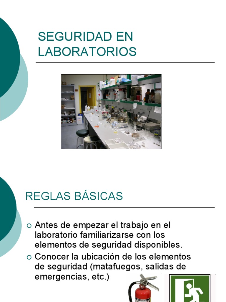 Seguridad en Laboratorio | PDF | Solvente | Laboratorios
