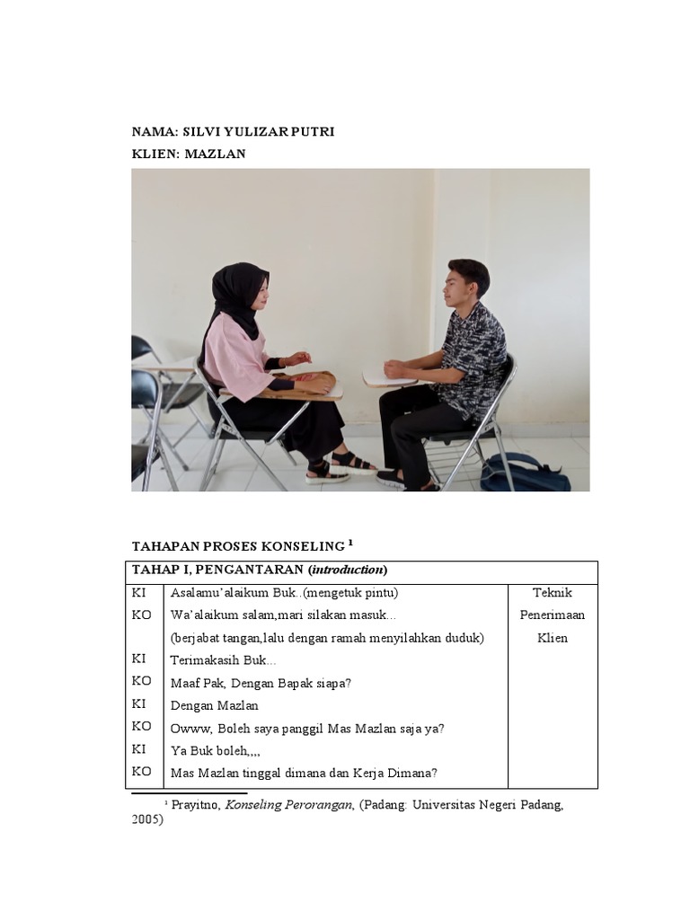 Dialog Konseling | PDF