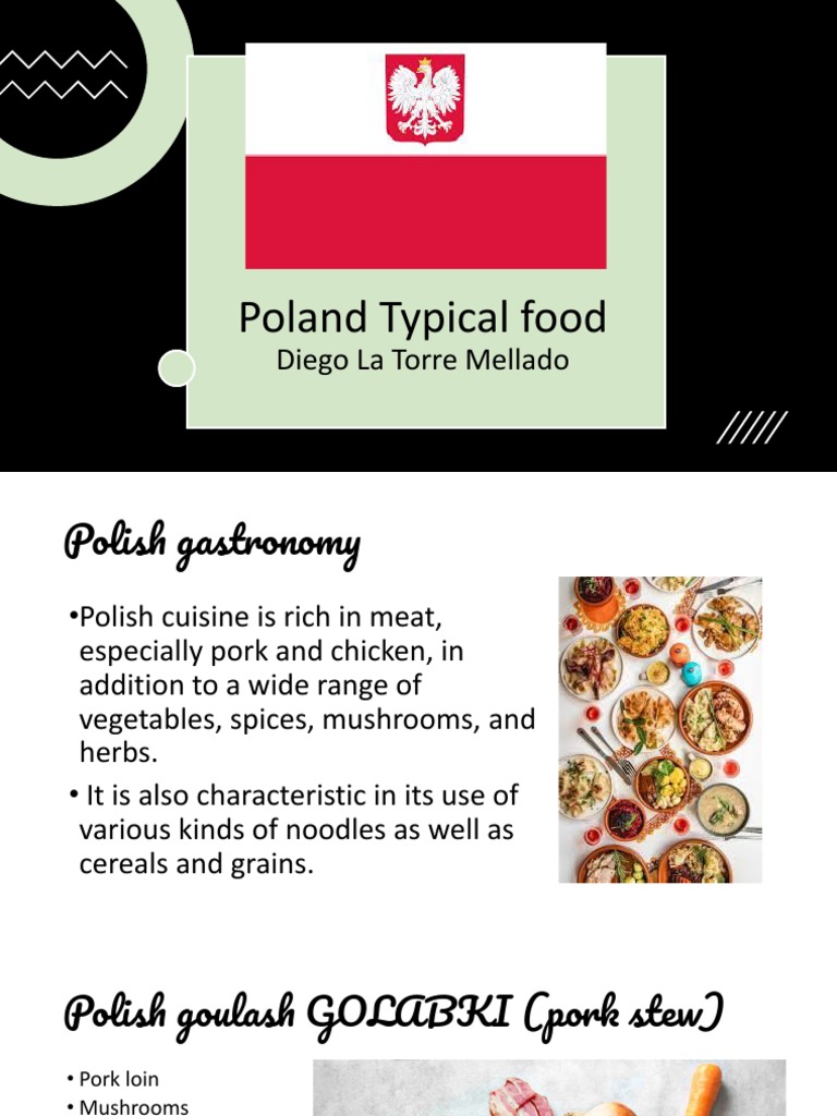 Poland Typical Food - PPTM | PDF