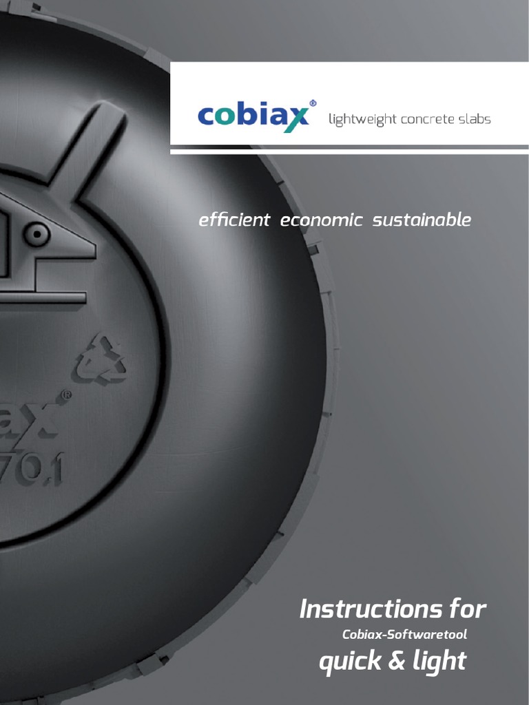Instructions For Quick & Light: Cobiax-Softwaretool | PDF | Computing ...