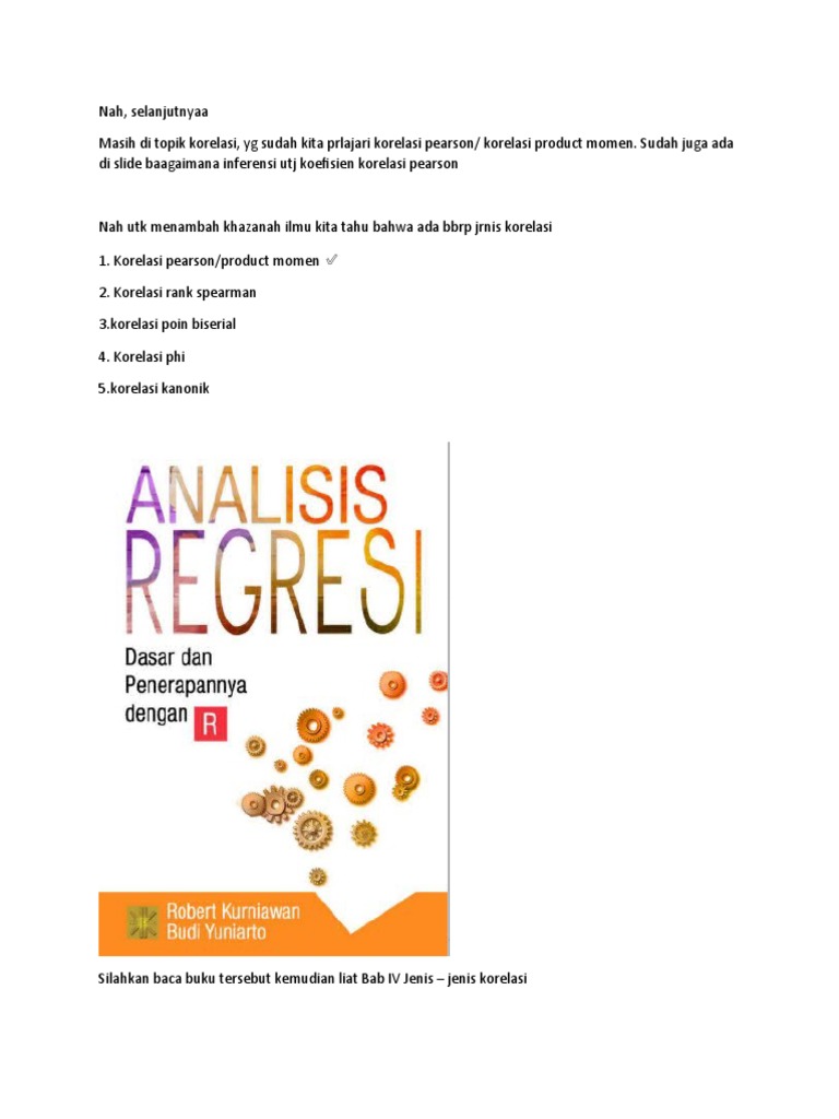 Korelasi | PDF | Metode & Bahan Ajar