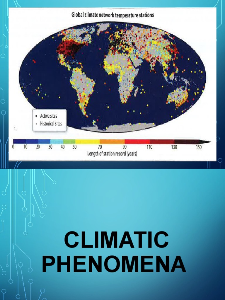 Climatic Phenomena | PDF | Greenhouse Effect | Climate Change