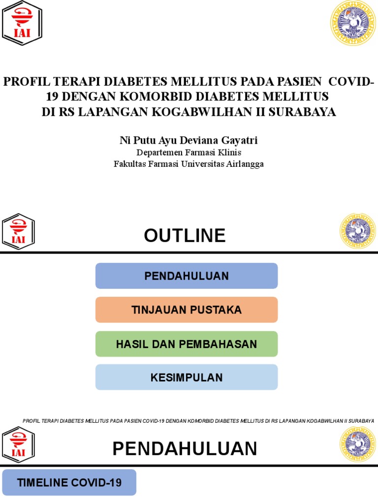 Profil Terapi DM Pada Pasien COVID19 Dengan DM | PDF