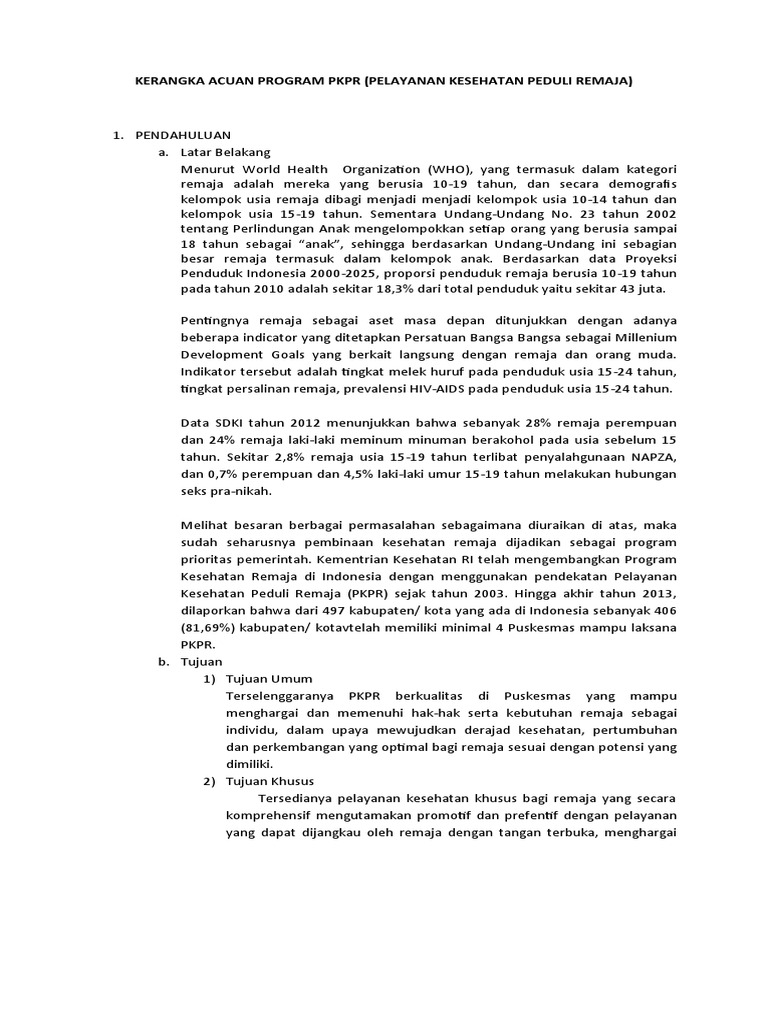 Sop PKPR Akreditasi | PDF