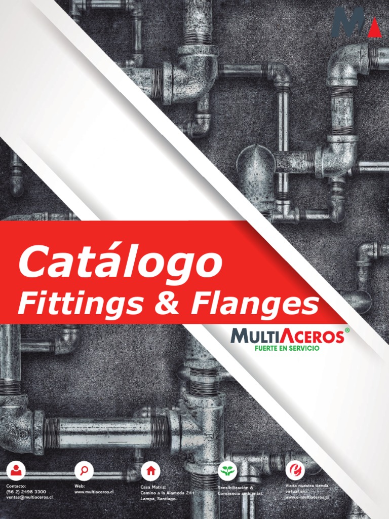 Catalogo Fittings Flanges | PDF | Tornillo | Acero