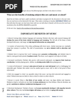 Twelve Benefits of Music Education | PDF | Empathy | Music Education