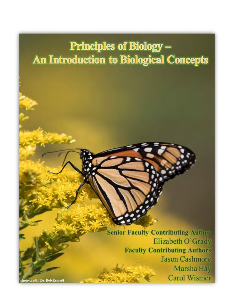 Principles of Biology | PDF | Hypothesis | Cell (Biology)
