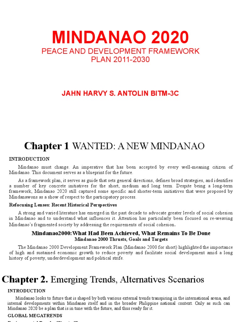 Research On Mindanao Development | PDF | Forests | Climate Change