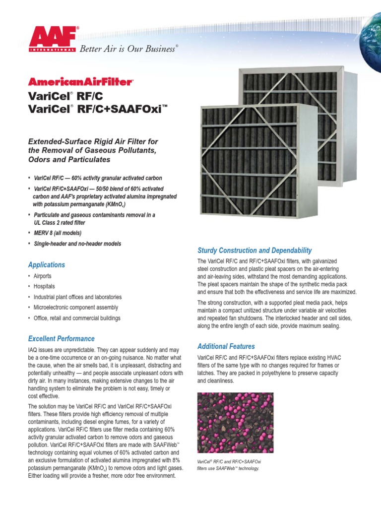 Varicel RF C RF Cplus GPF 1 122 | PDF | Materials | Chemistry