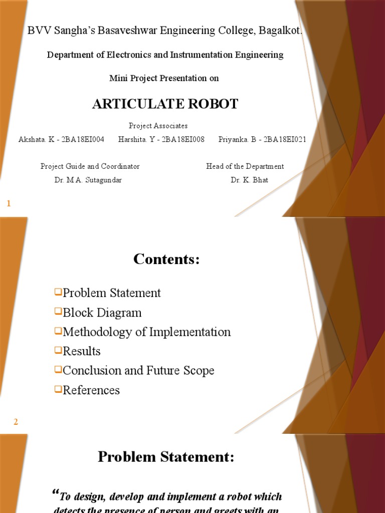 B4 Mini Project | PDF | Robotics | Robot