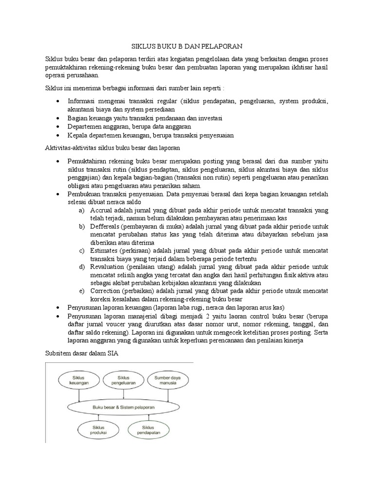 Siklus Buku B Dan Pelaporan | PDF | Pengelolaan Keuangan & Uang | Teknologi & Rekayasa