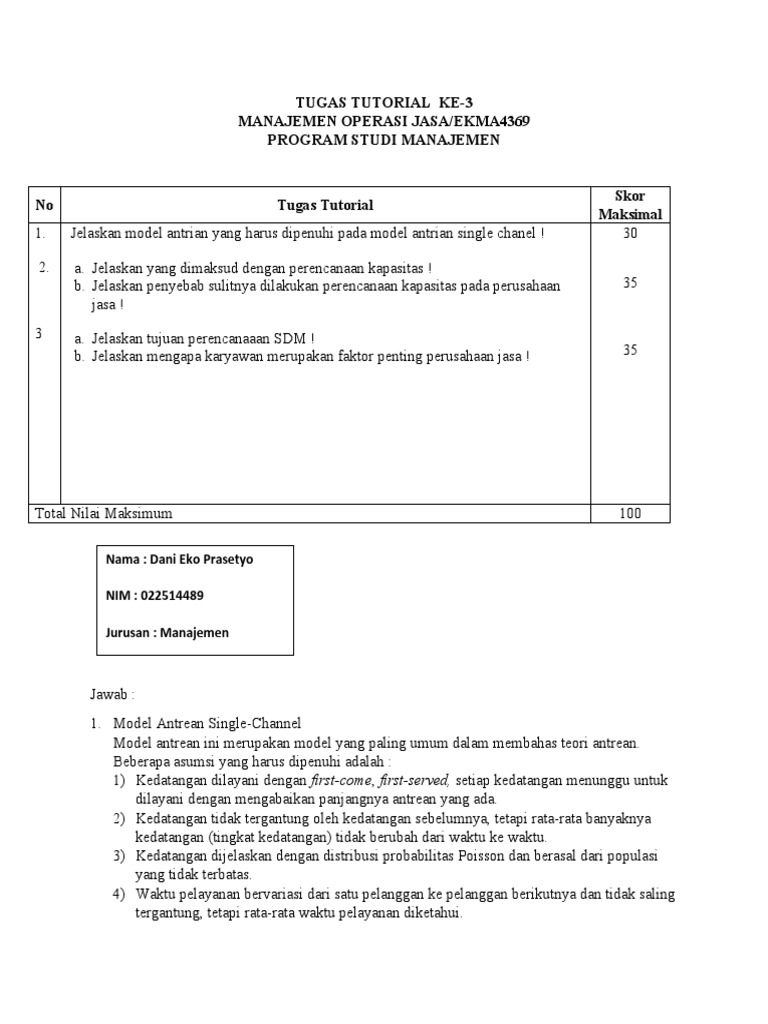 Tugas 3-Ekma4369 | PDF
