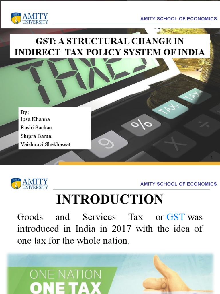 An Analysis of the Impact of Goods and Services Tax (GST) on India's ...
