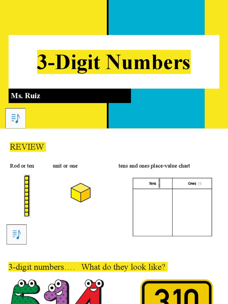 3-Digit Numbers | PDF