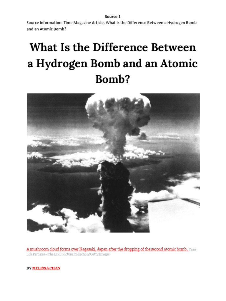 Development of The Hydrogen Bomb - Document Set | PDF | Nuclear Weapons ...
