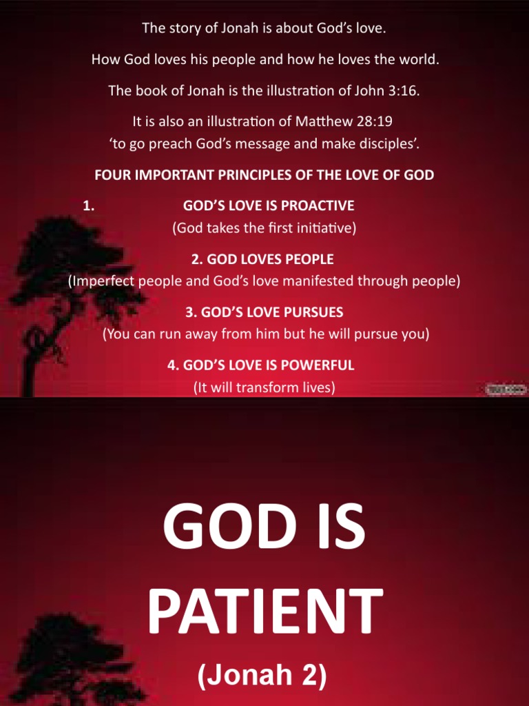 God Is Patient | PDF