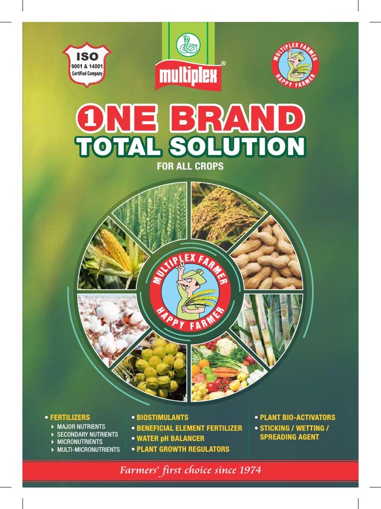 Multiplex Brand Fertiliser Information | PDF | Fertilizer | Soil