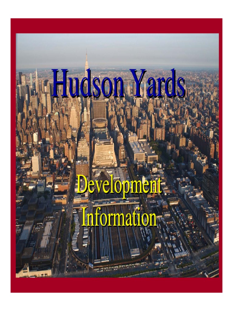 Hudson Yards Development Overview | PDF | Economies