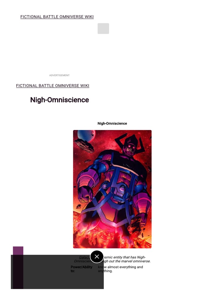 Nigh Omniscience | PDF