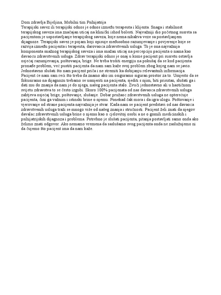 Psihijatrija | PDF