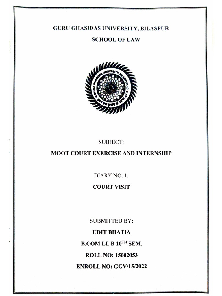 Udit Bhatia Court Diary | PDF | Law Enforcement | Crime & Violence