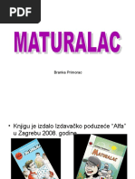 Branka Primorac - Maturalac | PDF