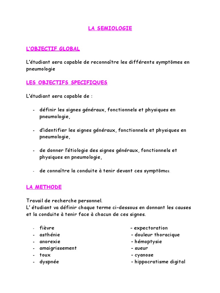 Pneumo Semio | PDF | Asthme | Poumon