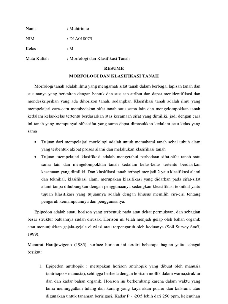 Kelas M (TGS Ke-1 | PDF