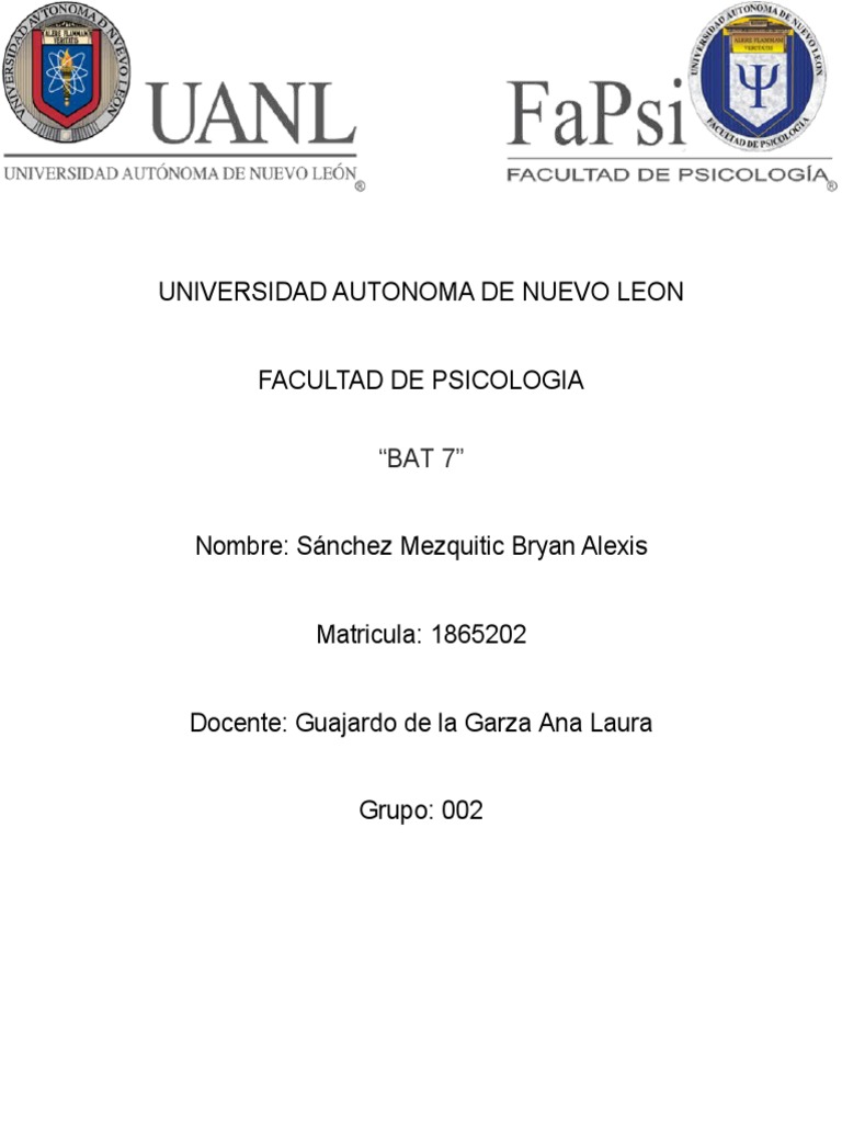 Bat 7 | PDF | Inteligencia | Neurociencia