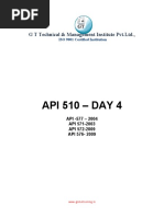API 510 - DAY 3: G T Technical & Management Institute PVT - LTD. | PDF ...