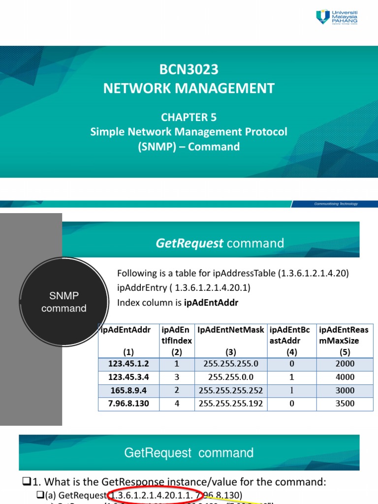 Chapter 5 SNMP Command | PDF | Variable (Computer Science) | Computer Data