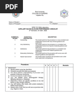 Glucometer Competency | PDF