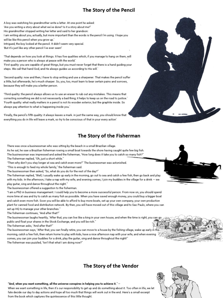 6 Moral Stories | PDF | Pencil | Heaven
