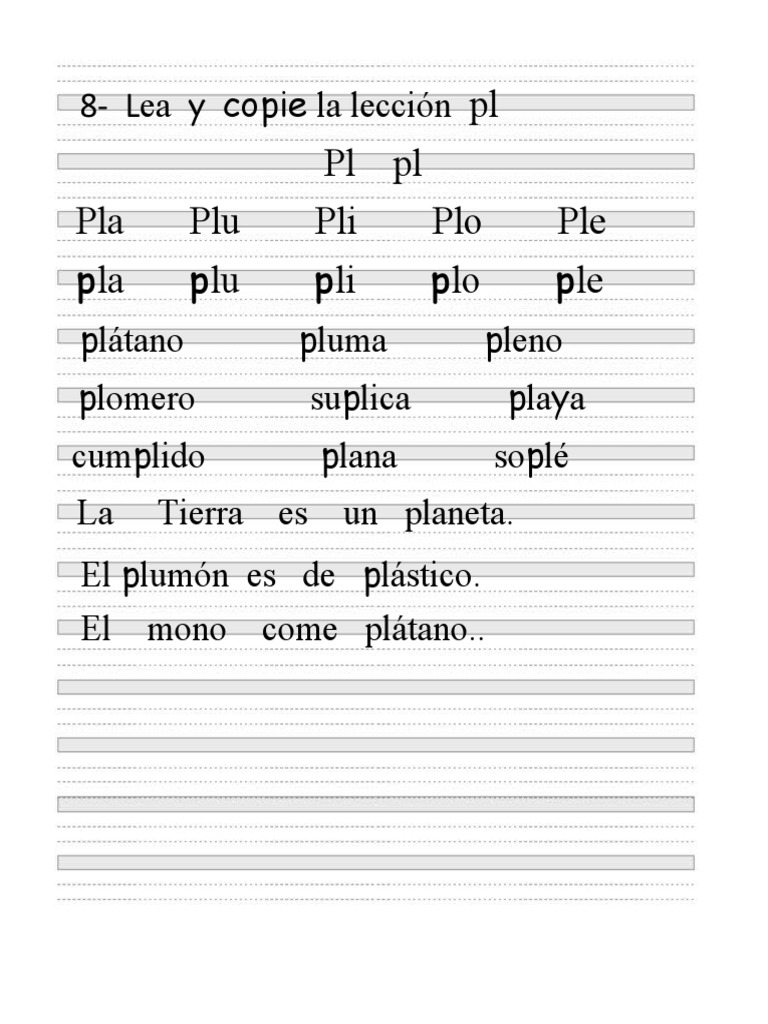 Letra PL | PDF