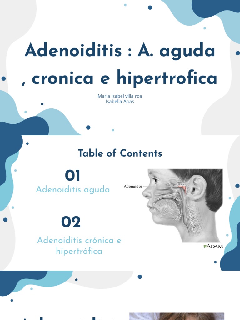 Adenoiditis: Aguda y Crónica | PDF | Inflamación | Ciencias de la Salud