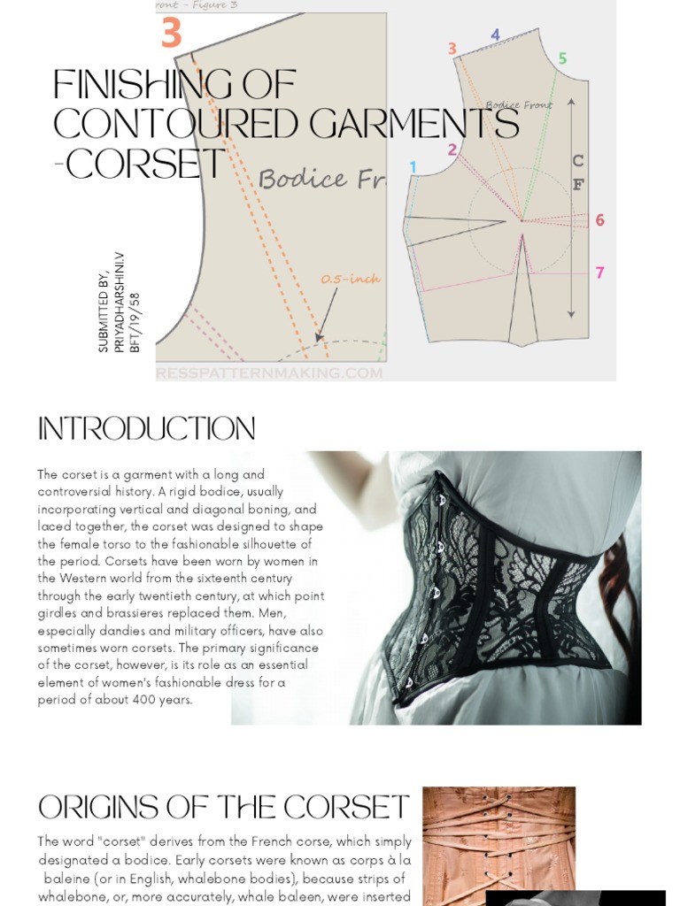 Corset Construction and Components Guide | PDF | Consumer Goods ...