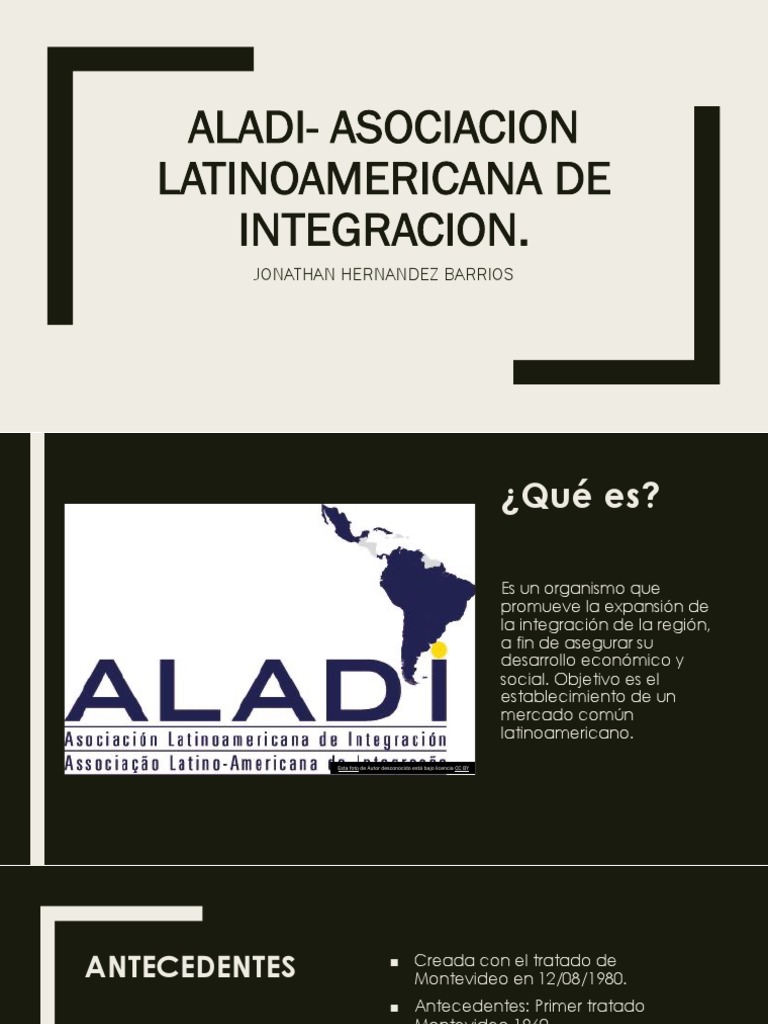 ALADI: Integración Económica Latinoamericana | PDF