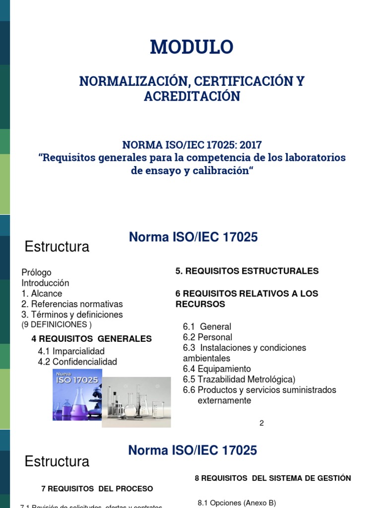 Modulo Norma Iso 17025 2017 | PDF | Calibración | Metrología