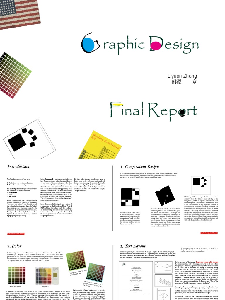 Graphic Design Final Report Insights | PDF | Typography | Graphic Design