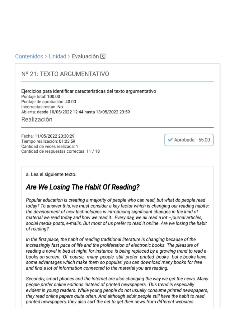 Analyzing the Structure and Rhetorical Devices in an Argumentative Text ...