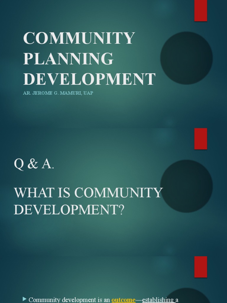 Community Planning Development | Download Free PDF | Goal | Cognition