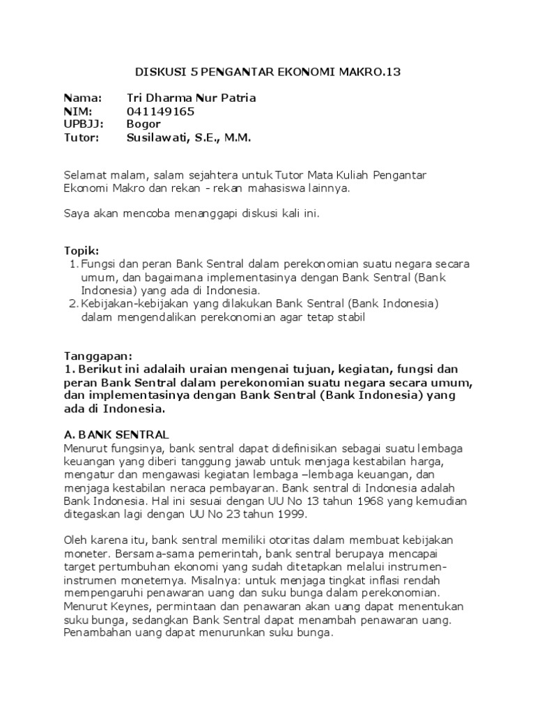 PEMA Diskusi 5 | PDF