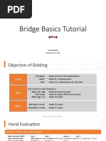 Bridge Bidding Cheat Sheet | PDF | Games Of Mental Skill | Gaming Devices