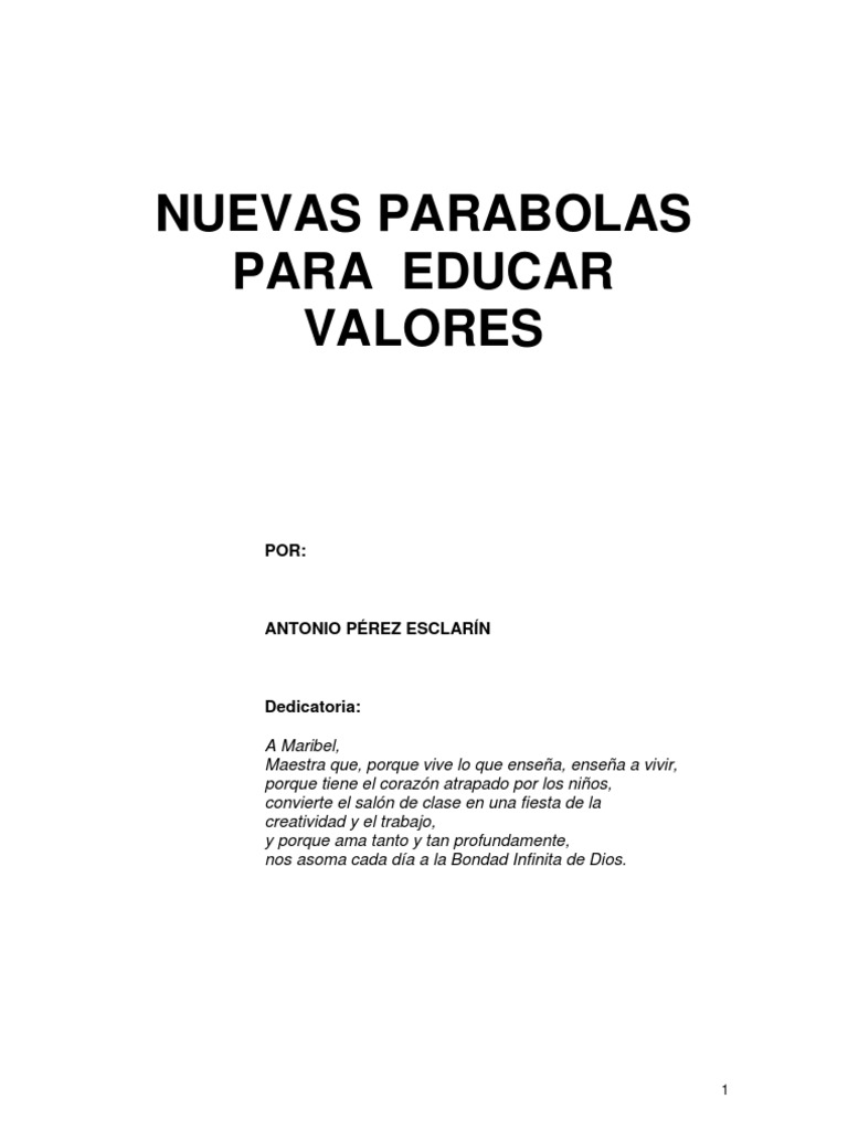 Parabolas Educativas | PDF | Felicidad | Verdad