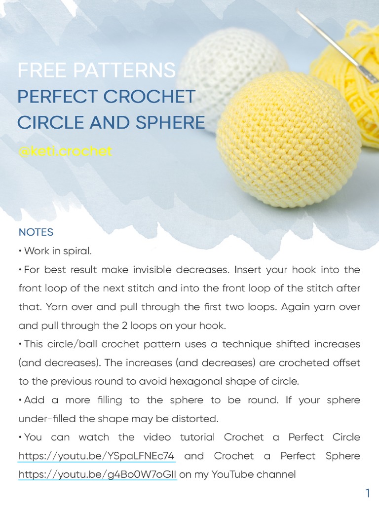 Perfect Crochet Sphere Circle | PDF
